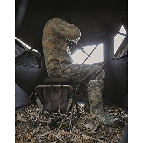 Guide Gear Silent Adrenaline Pop-Up Hunting Ground Blind for Deer, Duck, and Turkey Hunting, 2-Person Tent