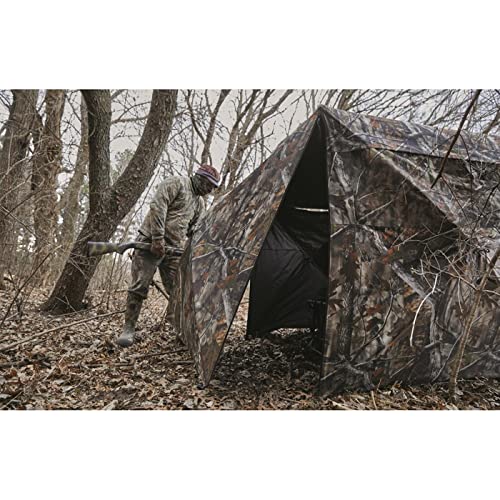 Guide Gear Silent Adrenaline Pop-Up Hunting Ground Blind for Deer, Duck, and Turkey Hunting, 2-Person Tent