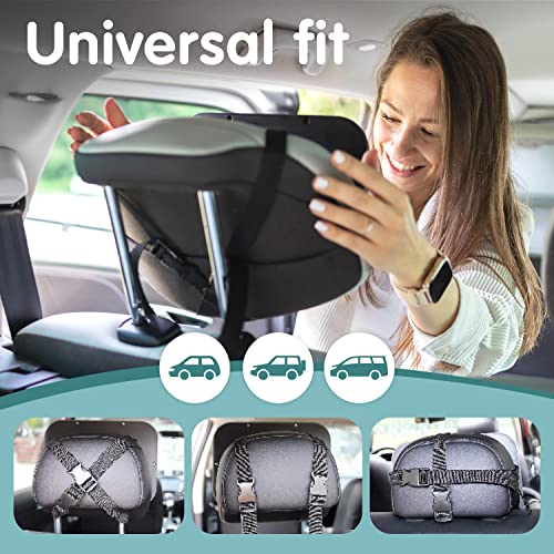 Onco Baby Car Mirror Rear-facing - Platinum Award Winning Car Mirror Baby Rear Facing Seat, Baby Essentials for Newborn, 100% Shatterproof Baby Mirror for Car, 360° Car Seat Mirror Rear Facing Infant