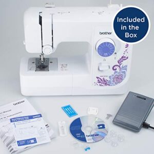 Brother Sewing Machine, XM1010, 10 Built-in Stitches, 4 Included Sewing Feet