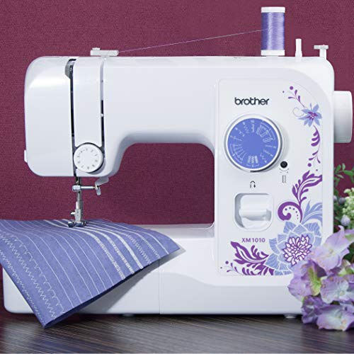 Brother Sewing Machine, XM1010, 10 Built-in Stitches, 4 Included Sewing Feet