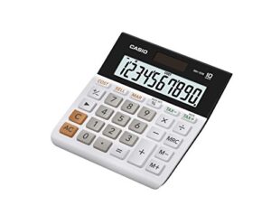 casio mh-10m, min-desktop standard function calculator small,black/white