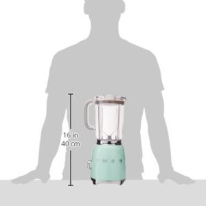 Smeg Countertop, Pastel Green 50s Style Blender, 48 Ounces