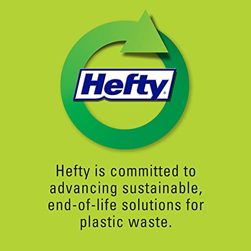 Hefty Ultra Strong Tall Kitchen Trash Bags, Blackout, Clean Burst, 13 Gallon, 40 Count