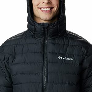 Columbia Men's Powder Lite Hooded Jacket, Black, Large