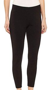 hanes women's stretch jersey legging, black, xx-large