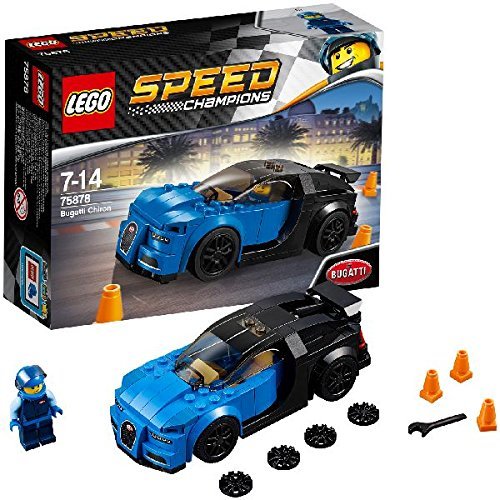 LEGO Speed Champions 6175244 Bugatti Chiron 75878, Multi