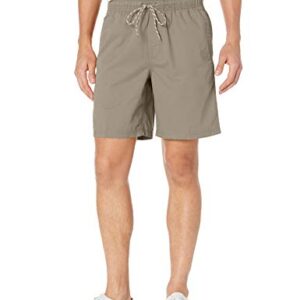 Amazon Essentials Men's Drawstring Walk Short (Available in Plus Size), Khaki Brown, Small