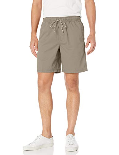 Amazon Essentials Men's Drawstring Walk Short (Available in Plus Size), Khaki Brown, Small