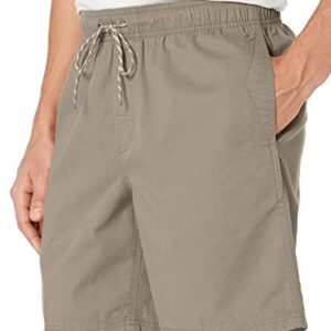 Amazon Essentials Men's Drawstring Walk Short (Available in Plus Size), Khaki Brown, Small