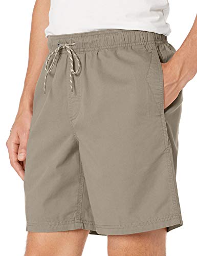 Amazon Essentials Men's Drawstring Walk Short (Available in Plus Size), Khaki Brown, Small