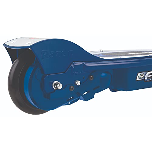 Razor E125 Kids Ride On 24V Motorized Battery Powered Electric Scooter Toy, Speeds up to 10 MPH with Brakes, and 8" Pneumatic Tires for Ages 8+, Blue