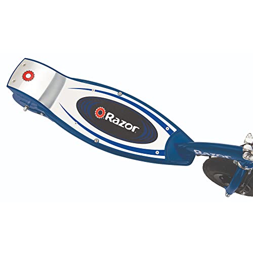 Razor E125 Kids Ride On 24V Motorized Battery Powered Electric Scooter Toy, Speeds up to 10 MPH with Brakes, and 8" Pneumatic Tires for Ages 8+, Blue