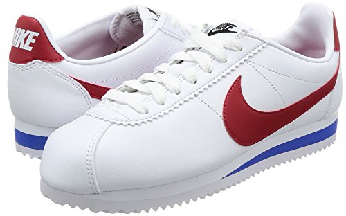 Nike Women's Running Shoes, White White Varsity Red Varsity Royal, 3.5 Big Kid