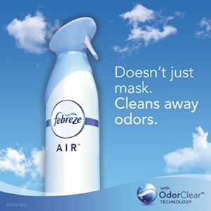 Febreze Odor-Eliminating Air Freshener, Heavy Duty Crisp Clean, 8.8 fl oz