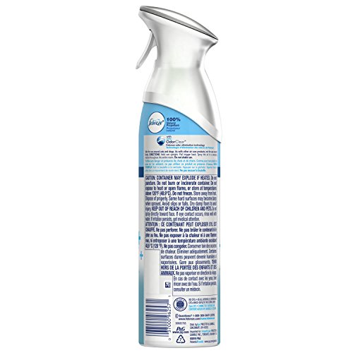 Febreze Odor-Eliminating Air Freshener, Heavy Duty Crisp Clean, 8.8 fl oz