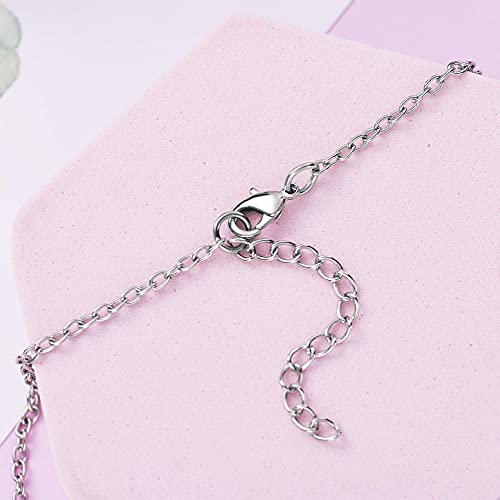 Melix Home Friendship Necklace for 2 Side by Side Best Friends Close in Heart Necklace Set