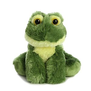 Aurora® Adorable Mini Flopsie™ Frolick Frog Stuffed Animal - Playful Ease - Timeless Companions - Green 8 Inches