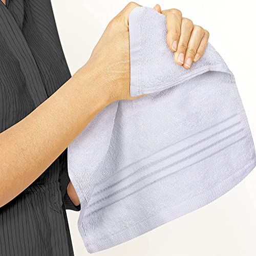 Utopia Towels 12 Pack Premium Wash Cloths Set (12 x 12 Inches) 100% Cotton Ring Spun, Highly Absorbent and Soft Feel Washcloths for Bathroom, Spa, Gym, and Face Towel (White)