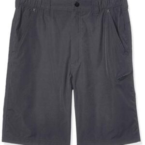 Wrangler Authentics Men's Performance Side Elastic Utility Short, Carbonite, 38