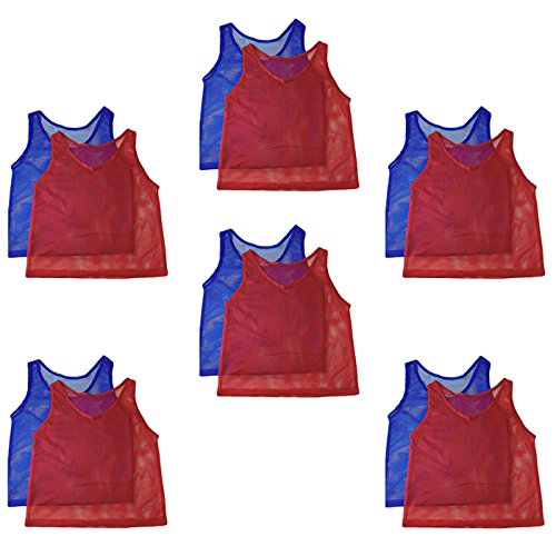 Adorox Adult - Teens Scrimmage Practice Jerseys Team Pinnies Sports Vest Soccer, Football, Basketball, Volleyball