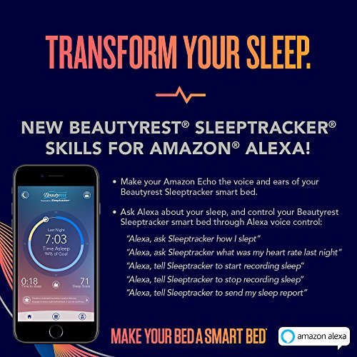 Beautyrest Sleeptracker Monitor – Wearable-Free Sleep Tracker – Intuitive App and Alexa Enabled