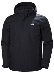 helly hansen men's dubliner insulated jacket, navy, large