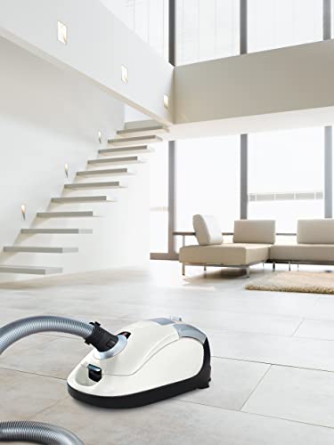 Miele Compact C1 Pure Suction Powerline Canister Vacuum, Lotus White