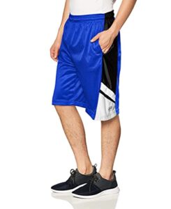 southpole men's inseam 12", royal, x-large