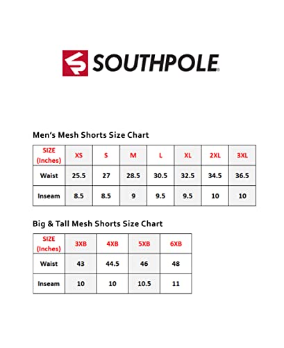 Southpole Men's Inseam 12", Royal, X-Large