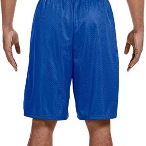 Hat and Beyond Mens Lightweight Basic Mesh Solid Basketball Jersey Workout Fitness Gym Shorts (4X-Large, 1ihb01_Royal Blue)