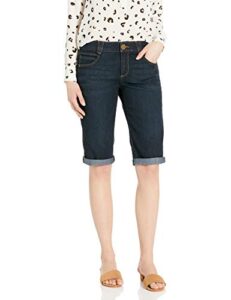 democracy women's ab solution 13" bermuda short, indigo, 12