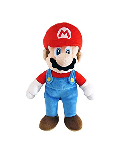 Little Buddy Super Mario All Star Collection 1414 Mario Stuffed Plush, Multicolored,9.5"