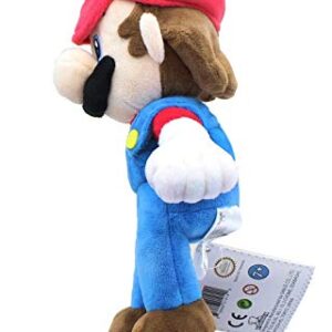 Little Buddy Super Mario All Star Collection 1414 Mario Stuffed Plush, Multicolored,9.5"