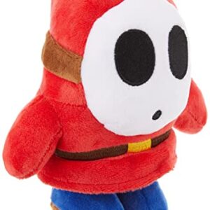 Little Buddy Super Mario All Star Collection 1591 Shy Guy Stuffed Plush, 6.5",Multi-colored, 156 months to 180 months