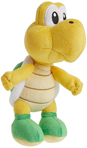 Little Buddy Super Mario All Star Collection 1425 Koopa Troopa Stuffed Plush, 7",Multi-Colored