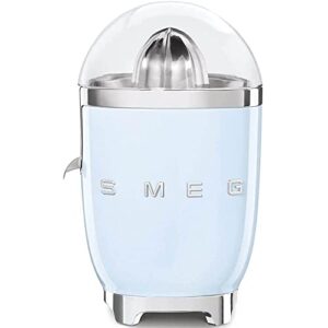 smeg 50s' retro pastel blue citrus juicer