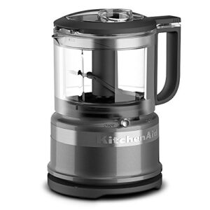 kitchenaid kfc3516qg 3.5 cup mini food processor, liquid graphite