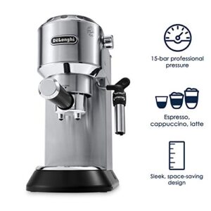 De'Longhi EC685M Dedica Deluxe Automatic Espresso Machine,35 oz, 1, Metallic