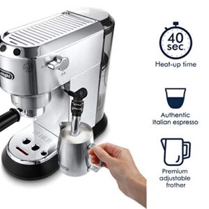 De'Longhi EC685M Dedica Deluxe Automatic Espresso Machine,35 oz, 1, Metallic