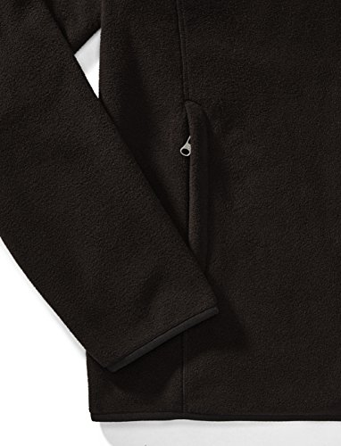 Amazon Essentials Men's Full-Zip Polar Fleece Jacket (Available in Big & Tall), Black, X-Large