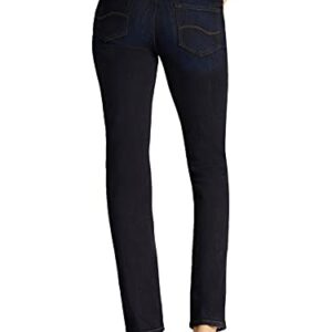 Lee Women's Ultra Lux Comfort with Flex Motion Straight Leg Jean Niagara 12 Long