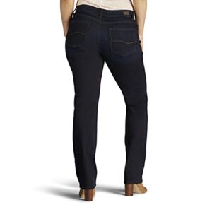 Lee Women's Plus Size Ultra Lux Comfort with Flex Motion Straight Leg Jean Niagara 20W Medium