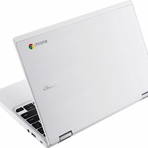 2017 Newest Acer Premium R11 11.6" Convertible 2-in-1 HD IPS Touchscreen Chromebook - Intel Quad-Core Celeron N3160 1.6GHz, 4GB RAM, 32GB eMMC, Bluetooth, HD Webcam, HDMI, USB 3.0, Chrome OS - White