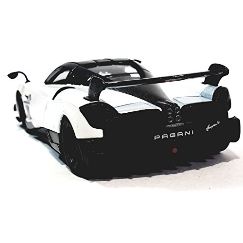 KiNSMART 2016 Pagani Huayra White 5" 1:38 Scale Die Cast Metal Model Toy Car w/Pullback Action