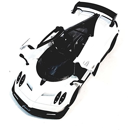 KiNSMART 2016 Pagani Huayra White 5" 1:38 Scale Die Cast Metal Model Toy Car w/Pullback Action