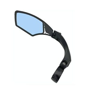 hafny new handlebar bike mirror, hd,blast-resistant, glass lens, hf-mr095 (anti-glare left)