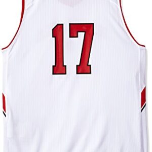 NCAA Nebraska Cornhuskers Adult Men Replica Basketball Jersey Large,White