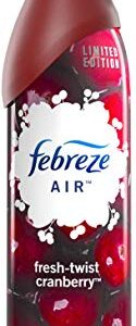 Febreze 037000988854 Air Freshener Spray-Limited Edition-Winter Collection 2017-Fresh-Twist Cranberry-Net Wt. 8.8 OZ (250 g) Per Bottle B, 8.8 Ounce (Pack of 3)