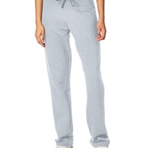 Fruit of the Loom Women's Crafted Comfort Sweatshirts, Pants, & Tri-Blend Tees, French Terry Open Bottom-Athletic Heather, X-Large